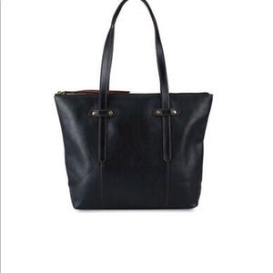 Fossil | Bags | Fossil Felicity Black Leather Tote | Poshmark